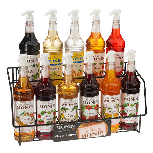 Monin 11 Bottle Wire Display Rack - Buy Coffee Canada