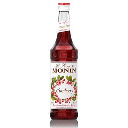 Monin Cranberry Syrup 750 mL - Buy Coffee Canada